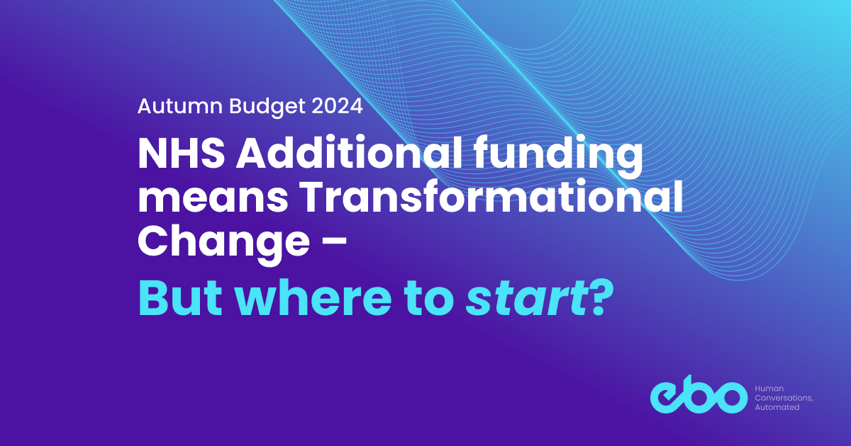 Autumn Budget 2024 - NHS Funding - Where to Start?